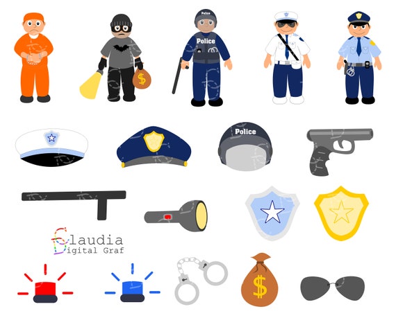 Police Equipment Clip Art