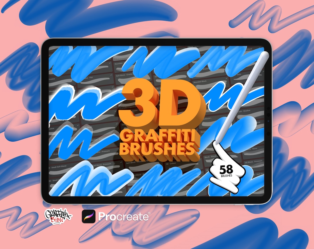 Procreate · 3D Brush Pack: Elevate Your Art to New Dimensions - Etsy