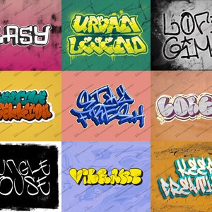 Graffiti Font Bundle - Tag Your Way to the Top With Our Graffiti Font ...