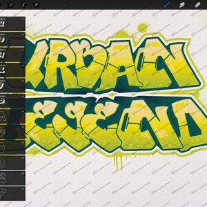 Procreate Graffiti Stamp Bundle - Tag Your Way to the Top With Our ...