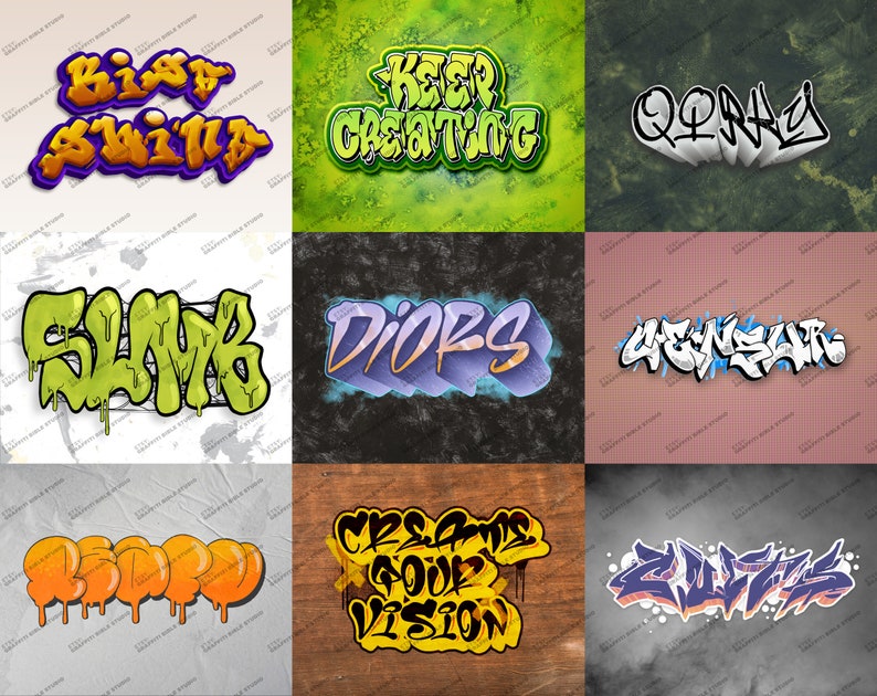 Procreate Graffiti Stamp Bundle - Tag Your Way to the Top With Our ...