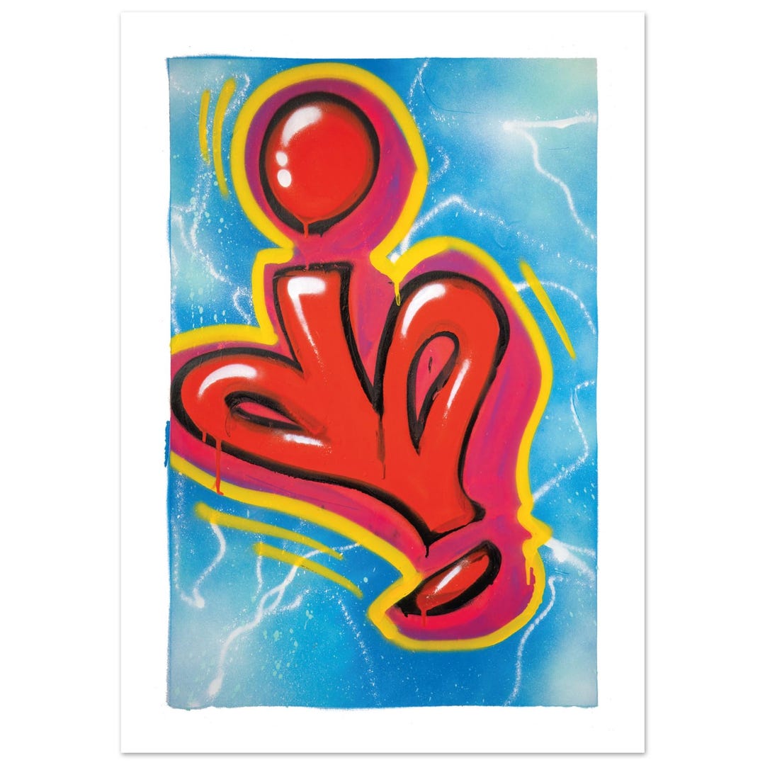 Graffiti Poster Letter I Alphabet Name Poster Gift - Etsy