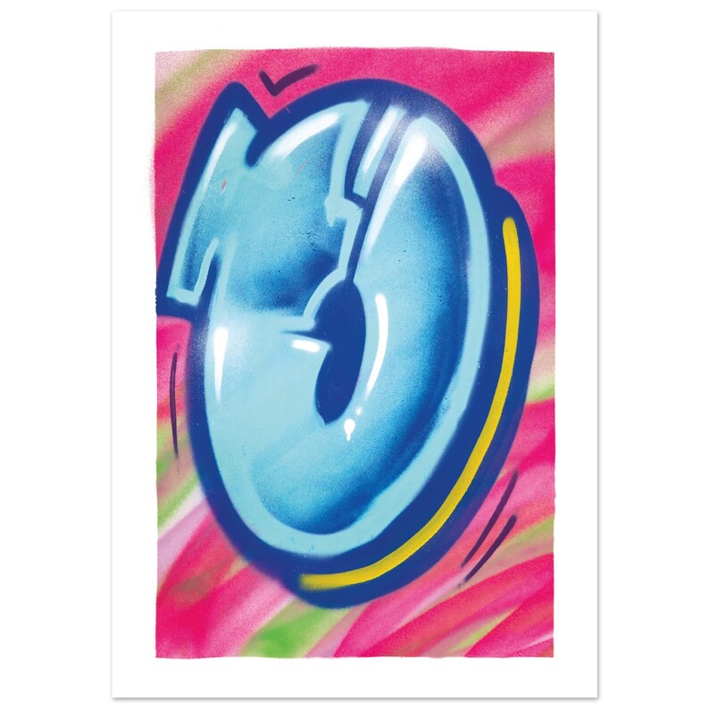 Graffiti Poster Letter O Alphabet Name Poster Gift - Etsy