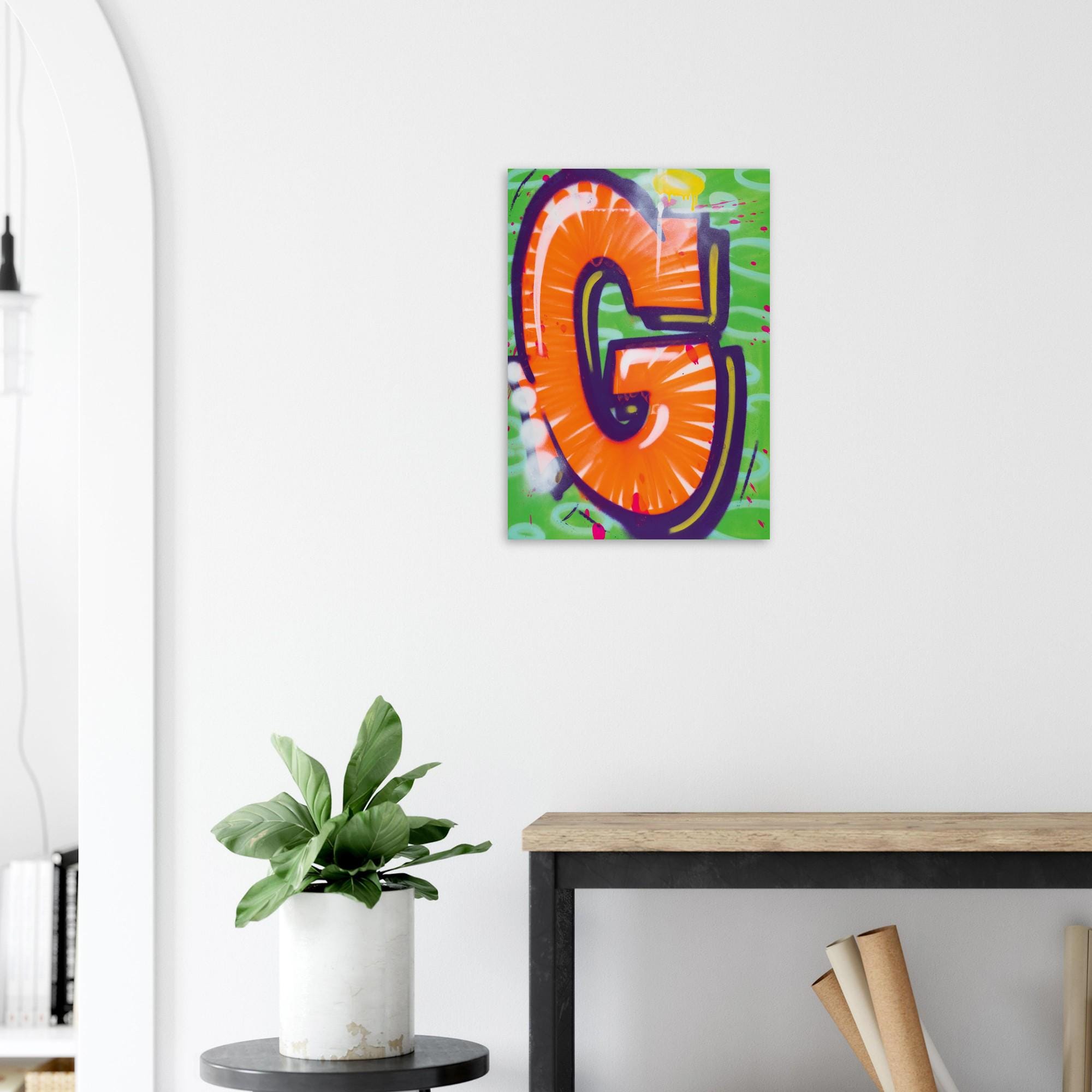 Graffiti Alphabet Poster Letter G Name Poster Gift - Etsy