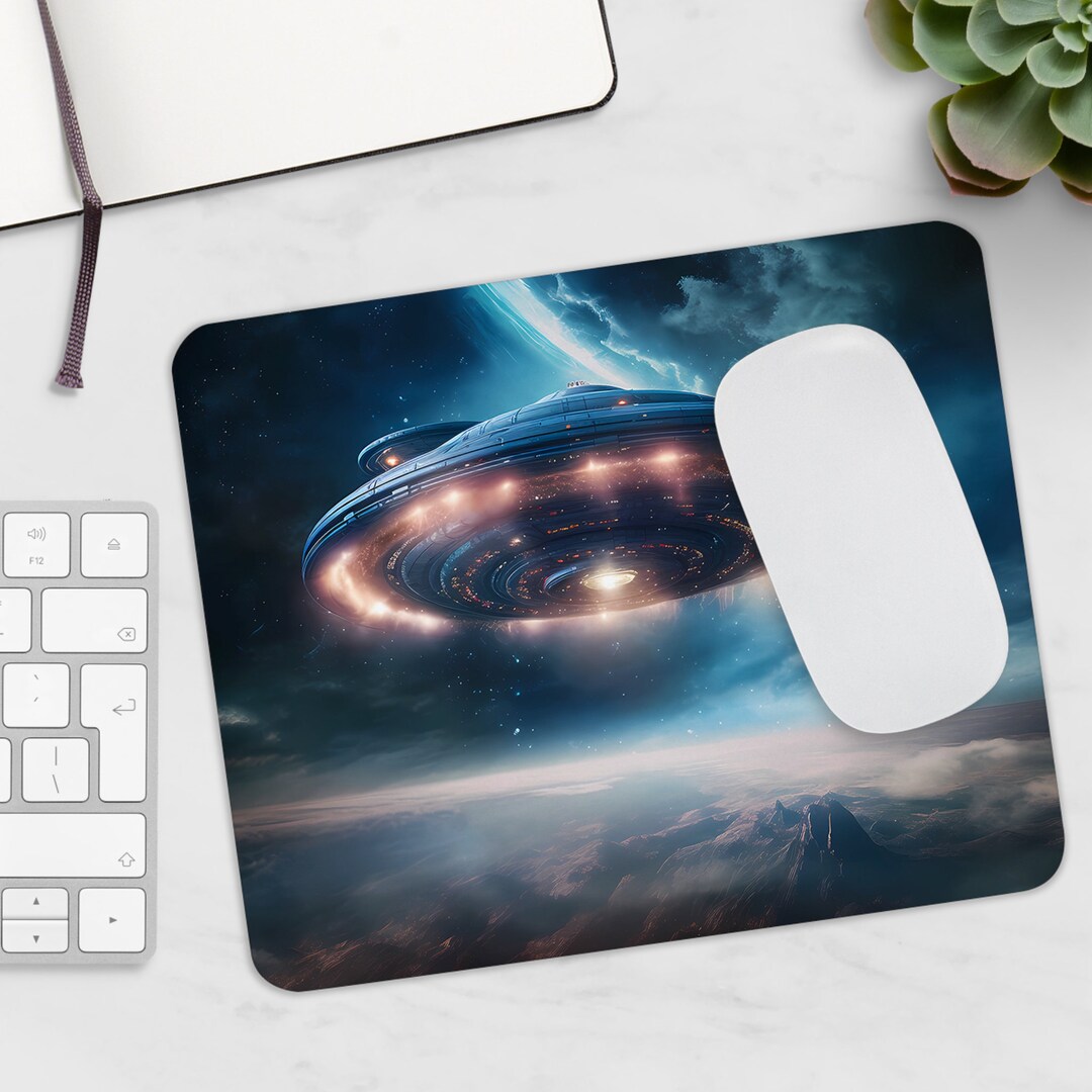Mouse Pad Scifi UFO Mysteries From Above - Etsy
