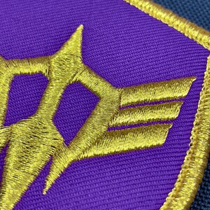 Mobile Suit GUNDAM Zeon Military Insignia Morale Embroidered Hook Patch ...