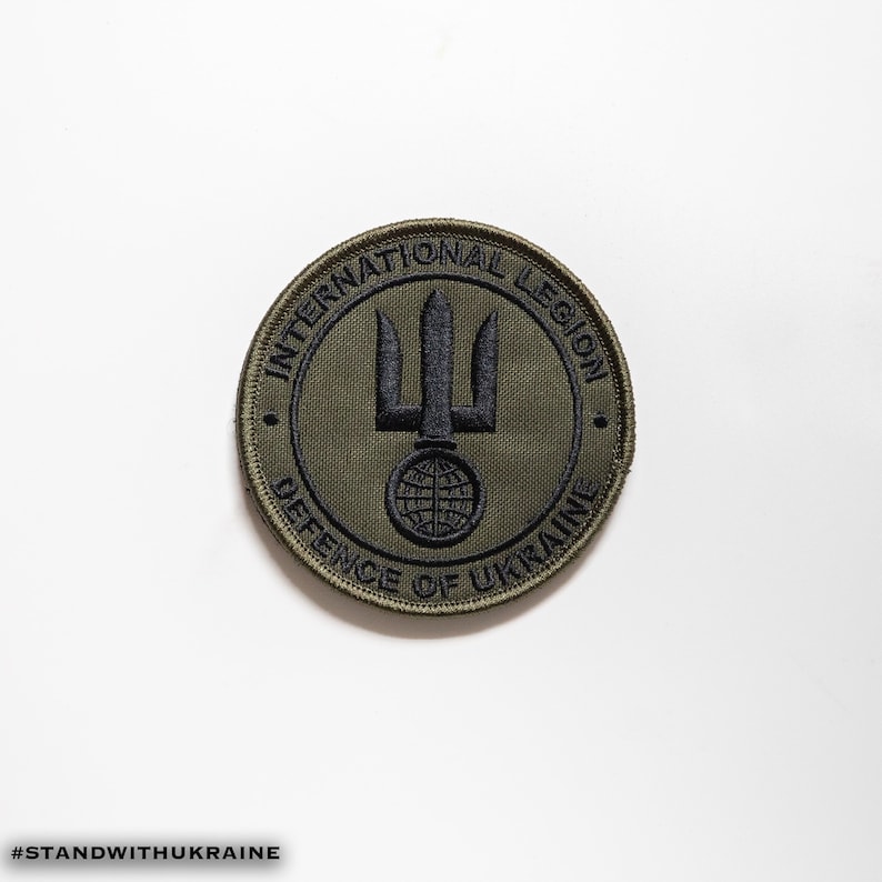 Defence of Ukraine International Legion Military Morale Embroidered ...
