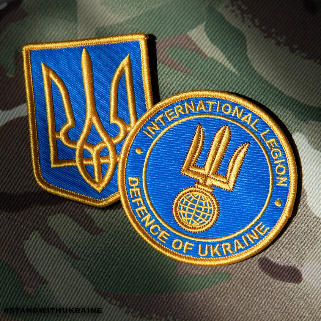 Defence of Ukraine International Legion Military Morale Embroidered ...
