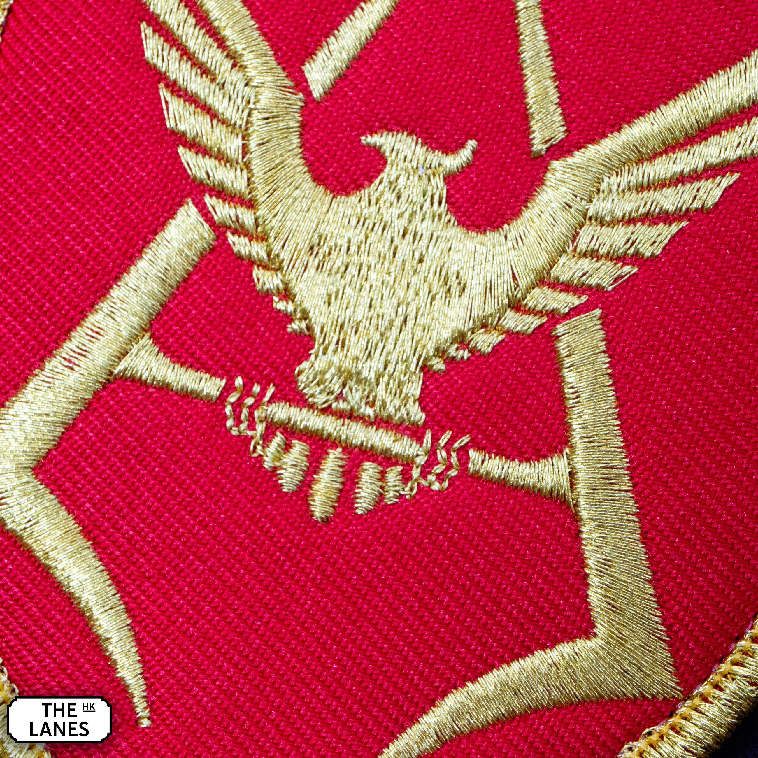 Mobile Suit GUNDAM Zeon Military Insignia Morale Embroidered Hook Patch ...