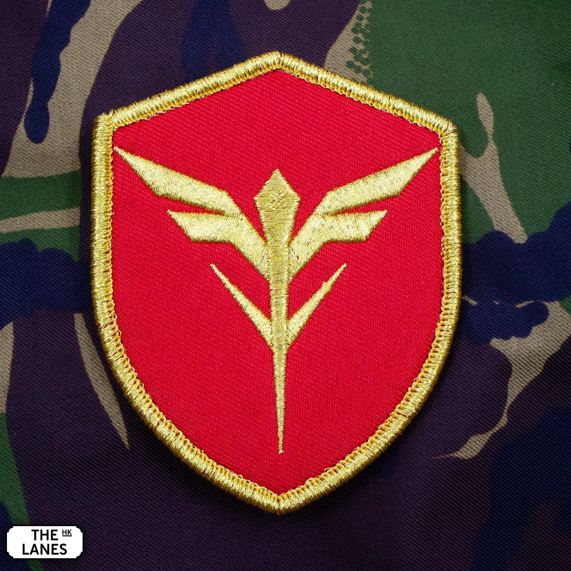 Mobile Suit GUNDAM Zeon Military Insignia Morale Embroidered Hook Patch ...