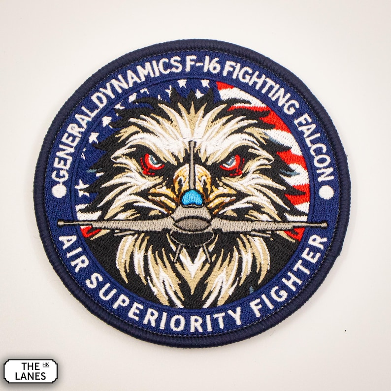 F-16 Fighting Falcon Fighter Morale Embroidered Hooked Patch - Etsy