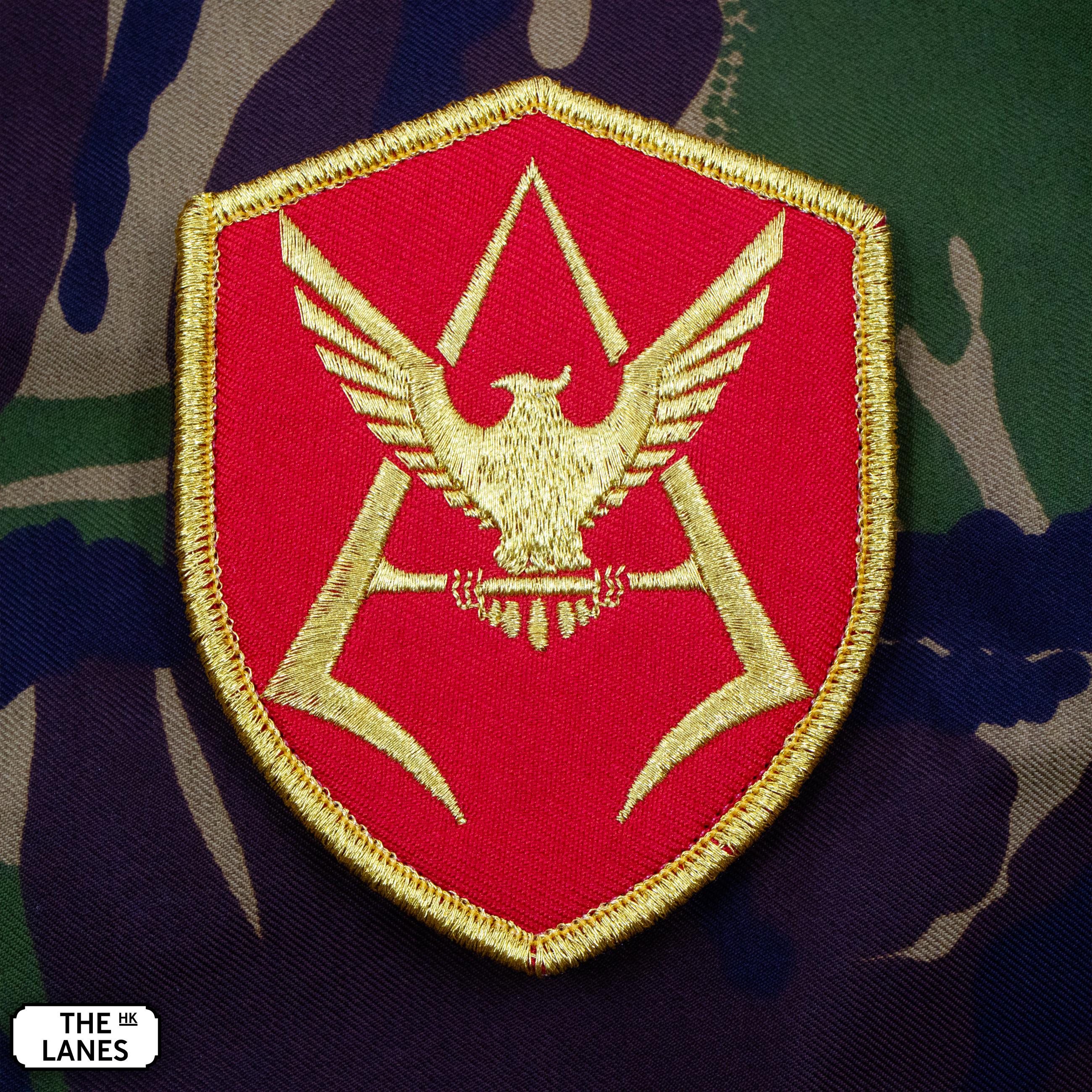 Mobile Suit GUNDAM Zeon Military Insignia Morale Embroidered Hook Patch ...