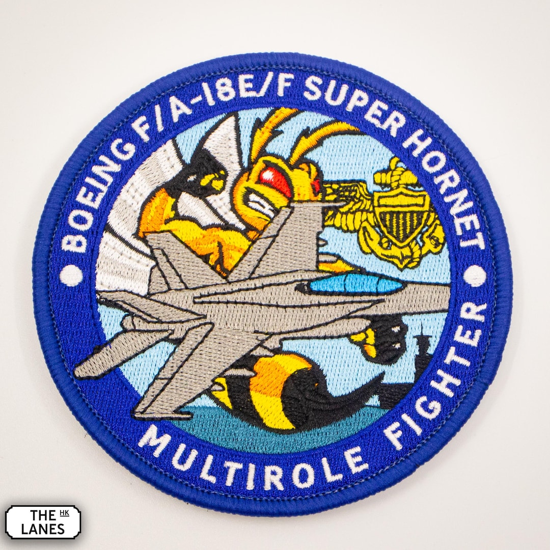 F/A-18E/F Super Hornet Fighter Morale Embroidered Hooked Patch - Etsy