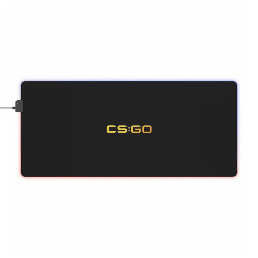 Csgo Counterstrike RGB Gaming Mouse Pad Desk Mat Led Mousepad Light ...