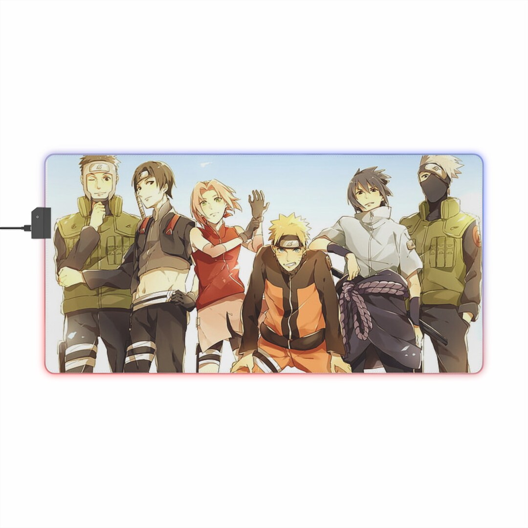 RBG Mousepad Naruto Itachi Design, Gaming Mouse Mat, Anime Desk Pad ...