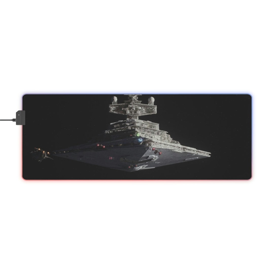 Star Wars Star Destroyer Rogue One RGB Gaming Mouse Pad Desk Mat Led ...