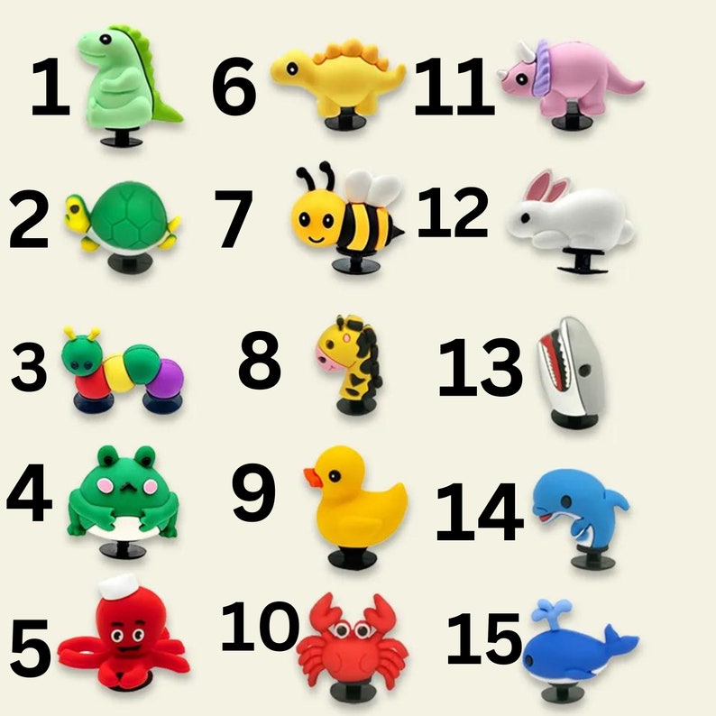 3D Croc Charm Cute Pin Animal Charms for Crocs Gift for Kids Boys Girls ...