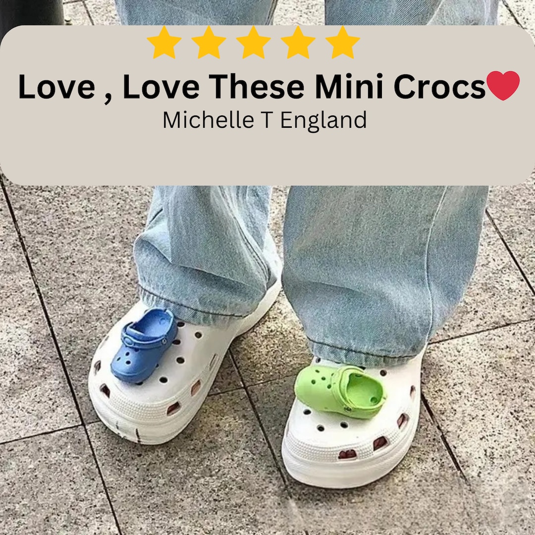 Miniature Croc Charms Cool Shoe Decoration Funny Croc Accessories Mini ...
