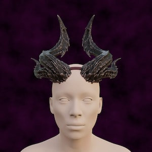 Fantasy Devil Raphael/haarlep Incubus Horns Set Baldurs Gate 3 STL - Etsy