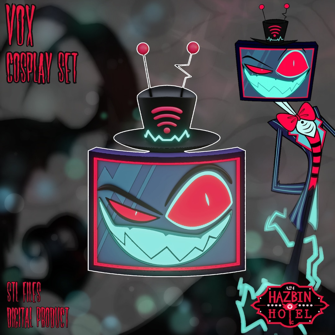 Vox Cosplay Set Hazbin Hotel STL - Etsy Ireland