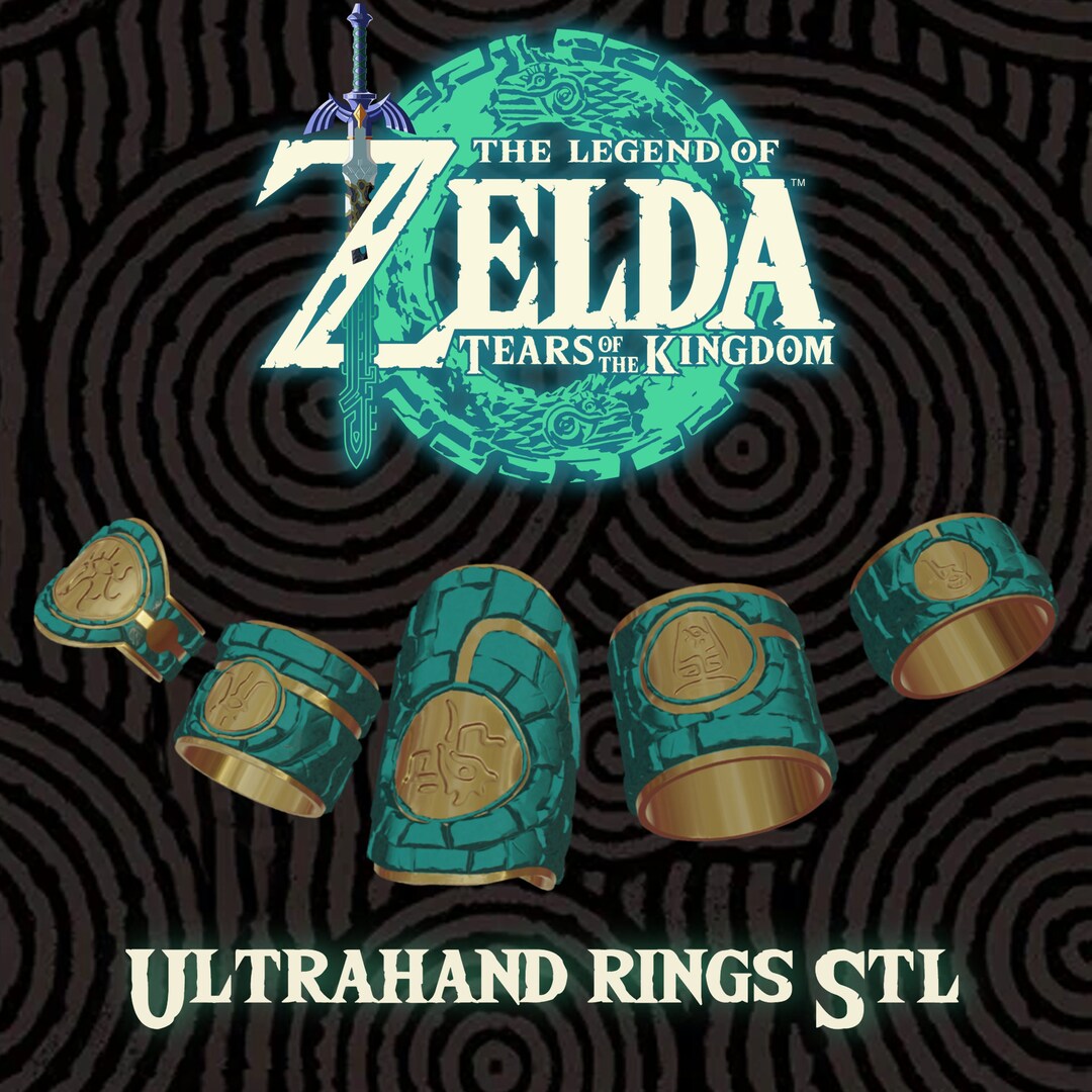 Link Ultrahand Rings Set Zelda Tears of the Kingdom STL - Etsy UK