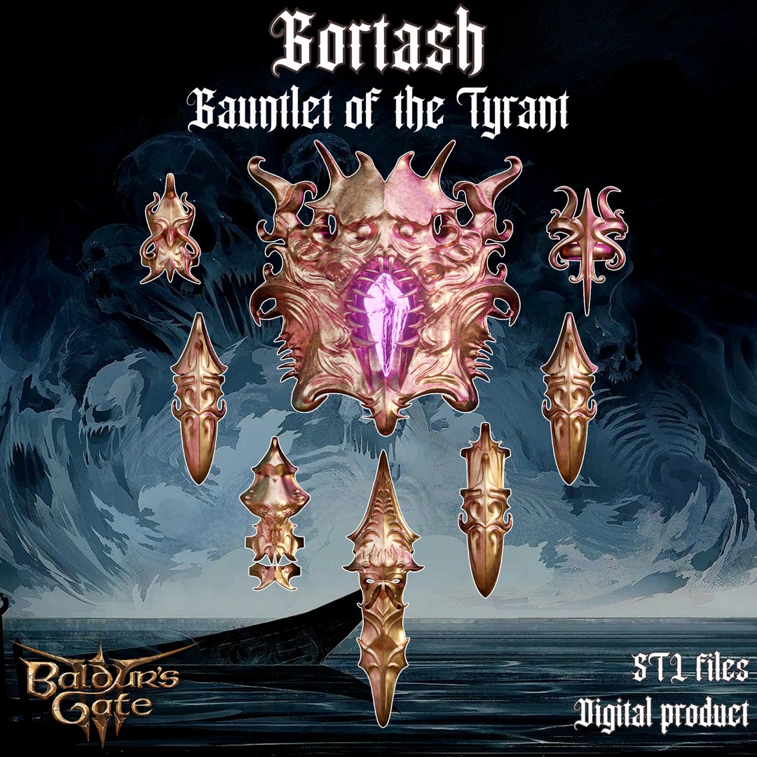 Gortash Gauntlet of the Tyrant Baldurs Gate 3 STL - Etsy UK