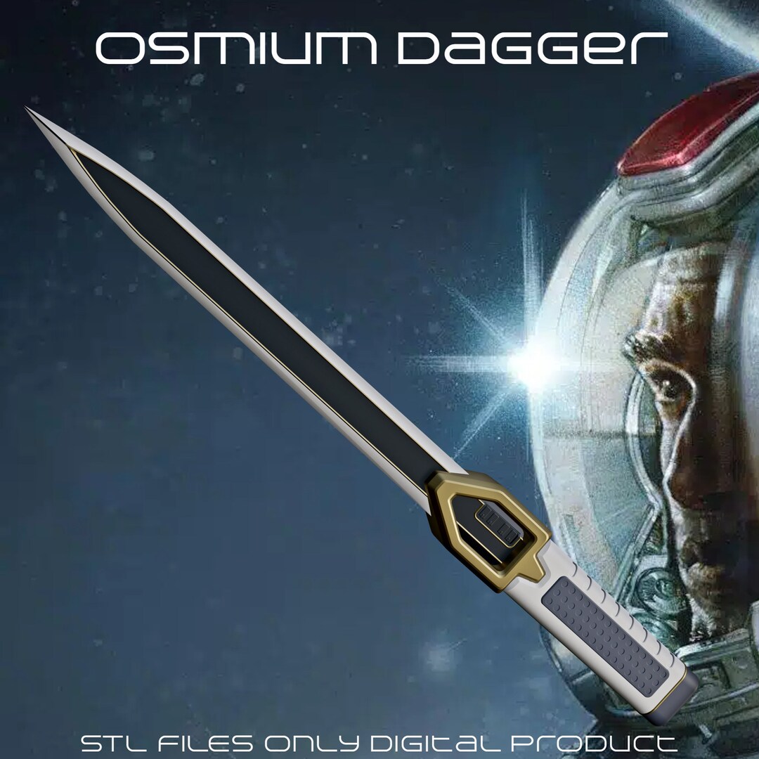 Osmium Dagger Starfield STL - Etsy