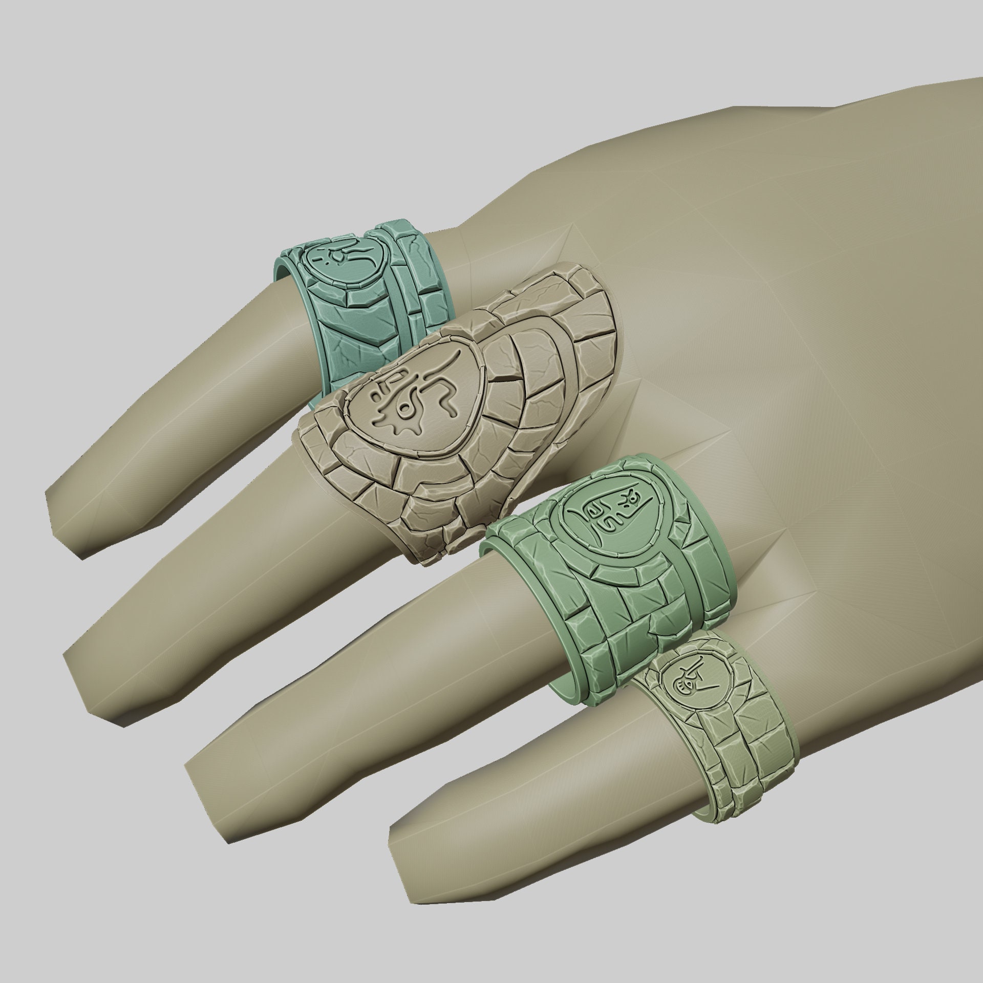 Link Ultrahand Rings Set Zelda Tears of the Kingdom - Etsy UK