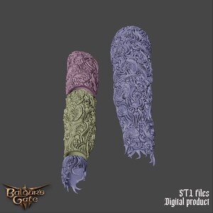 Gortash Fantasy Cloth of Authority Armbands Baldurs Gate 3 STL - Etsy