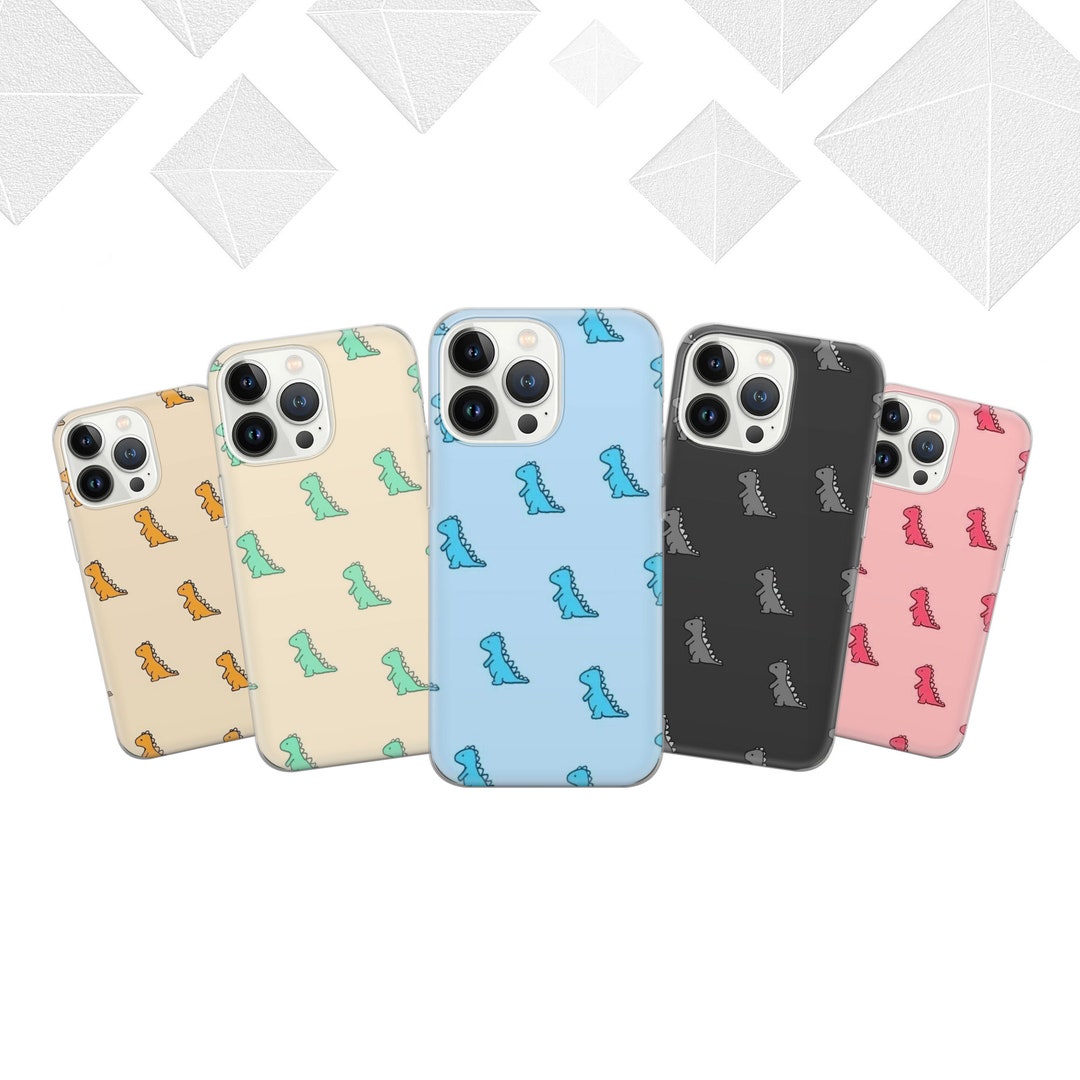 Funny Dino Phone Case Funny Dinosaur Cover for iPhone 14 13 12 Pro 11 ...