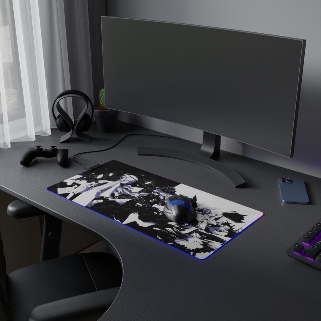 Big Gaming XXL LED Gaming Mouse Pad Desk Mat Mousepad Anime Manga Hero ...