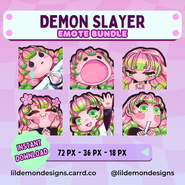 Demon Slayer Emotes - Etsy