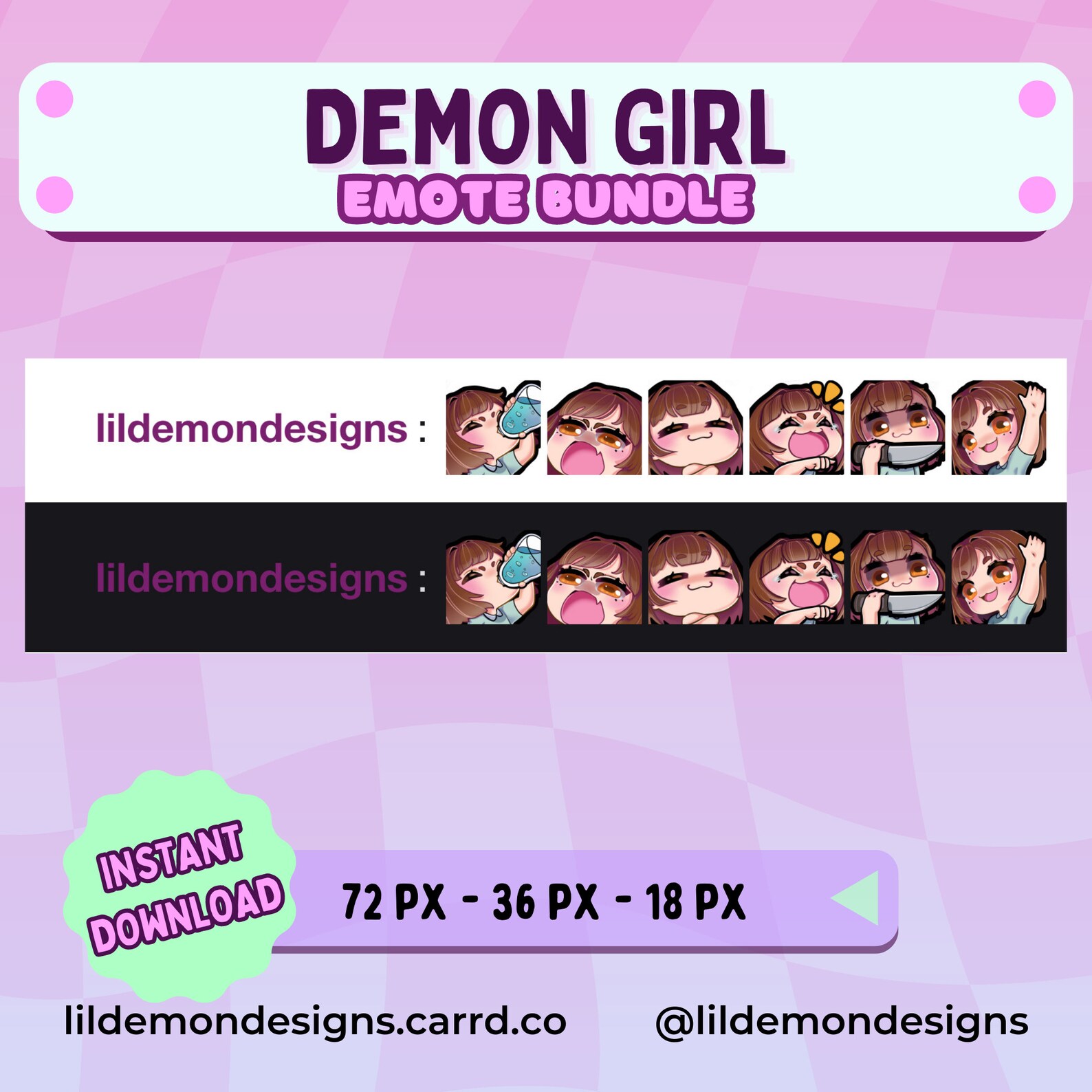 Persona Emotes / Twitch Sub / Emotes / Kawaii / Cute Twitch Emotes ...