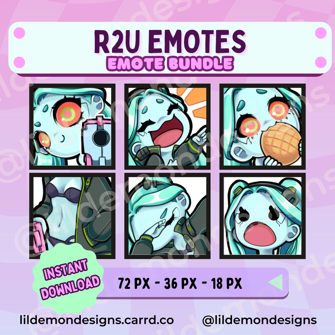 Anime Emotes / Twitch Sub / Emotes / Kawaii / Cute Twitch Emotes ...