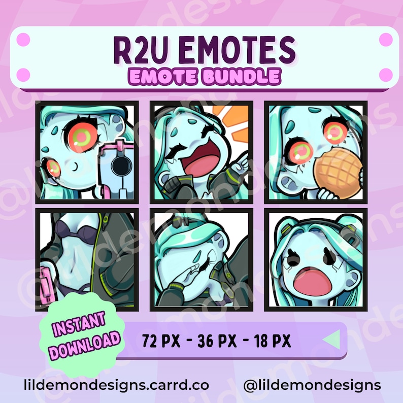 Anime Emotes / Twitch Sub / Emotes / Kawaii / Cute Twitch Emotes ...