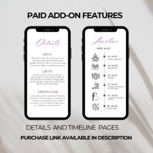 Lilac Floral Quinceanera Invitation Website: Online RSVP & QR Code ...