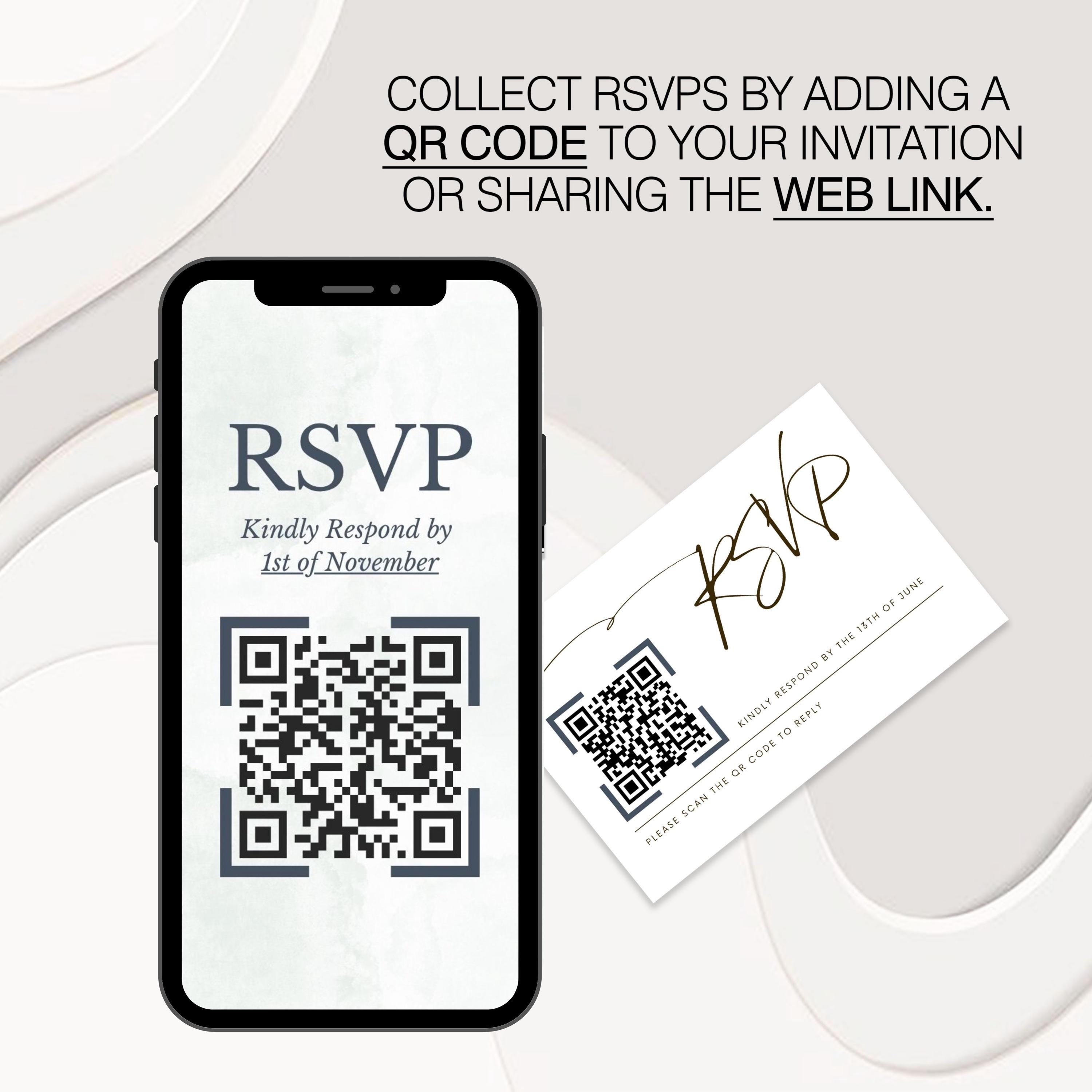 Red Roses Quinceanera Invitation Website With Online RSVP & QR Code ...
