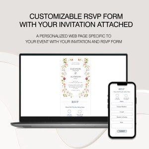 Custom Online RSVP With QR Code: Turn Your Printable Invitation Into A ...