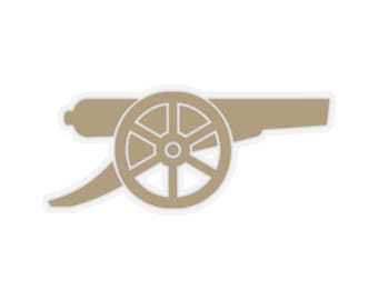 Arsenal Cannon Sticker white - Etsy