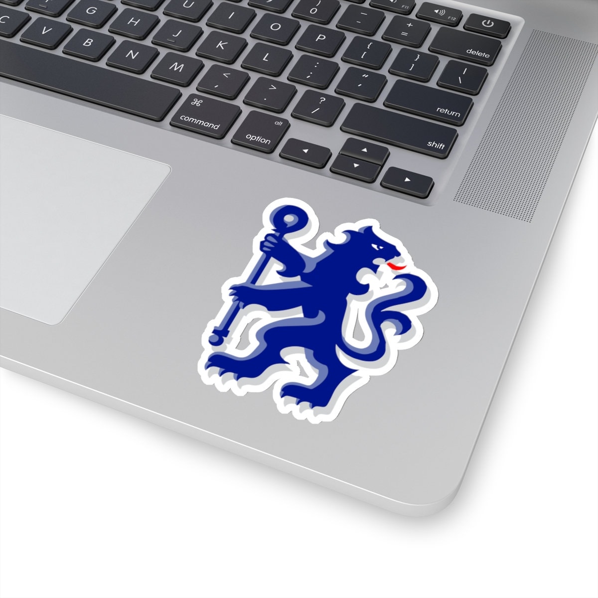Chelsea FC Lion Sticker (transparent & White) - Etsy