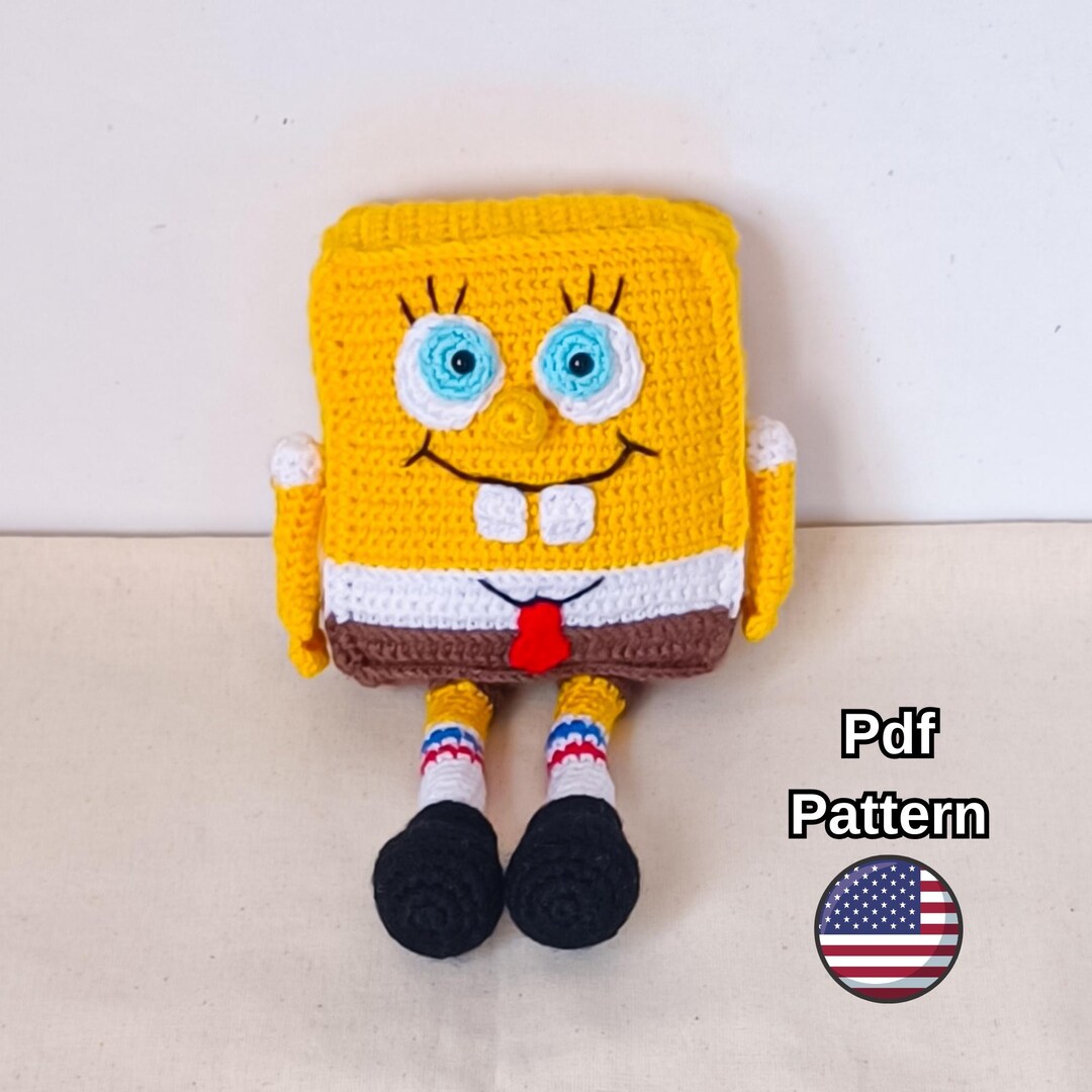 PDF Pattern: Crochet Your Own Spongebob Squarepants | Fun & Easy ...