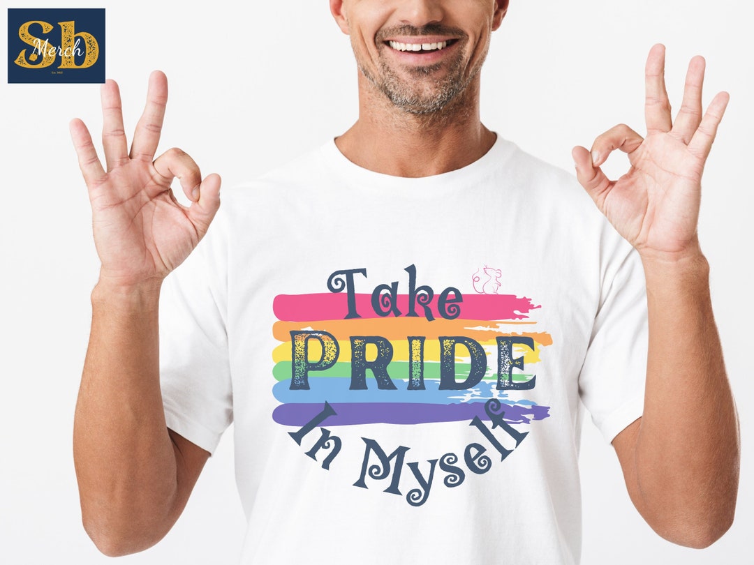 Pride Tshirt Inspirational Design Rainbow Pride Month Gift for Self ...
