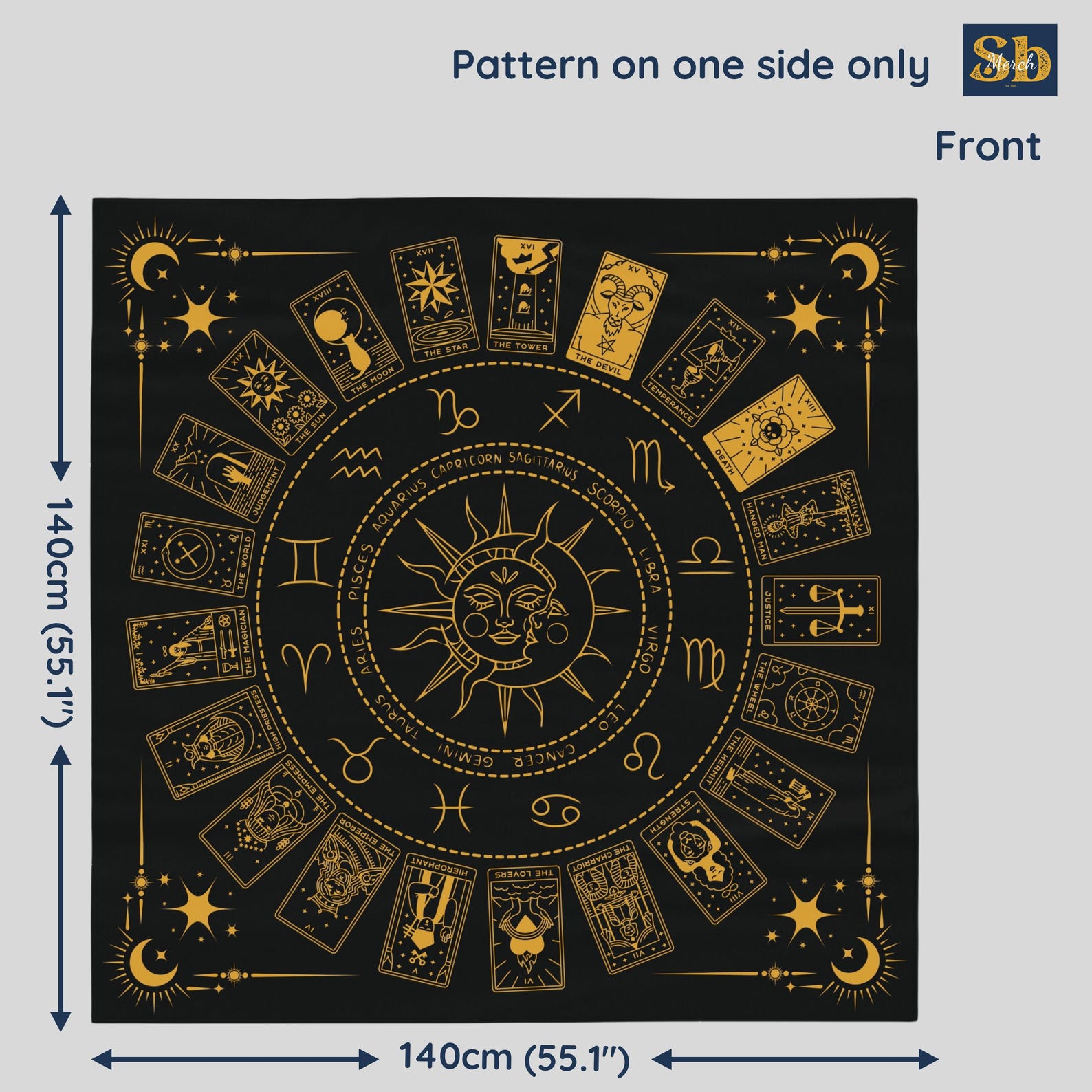 Home Tarot Altar Cloth for Tarot Readings Astology Gifts Spiritual Home ...