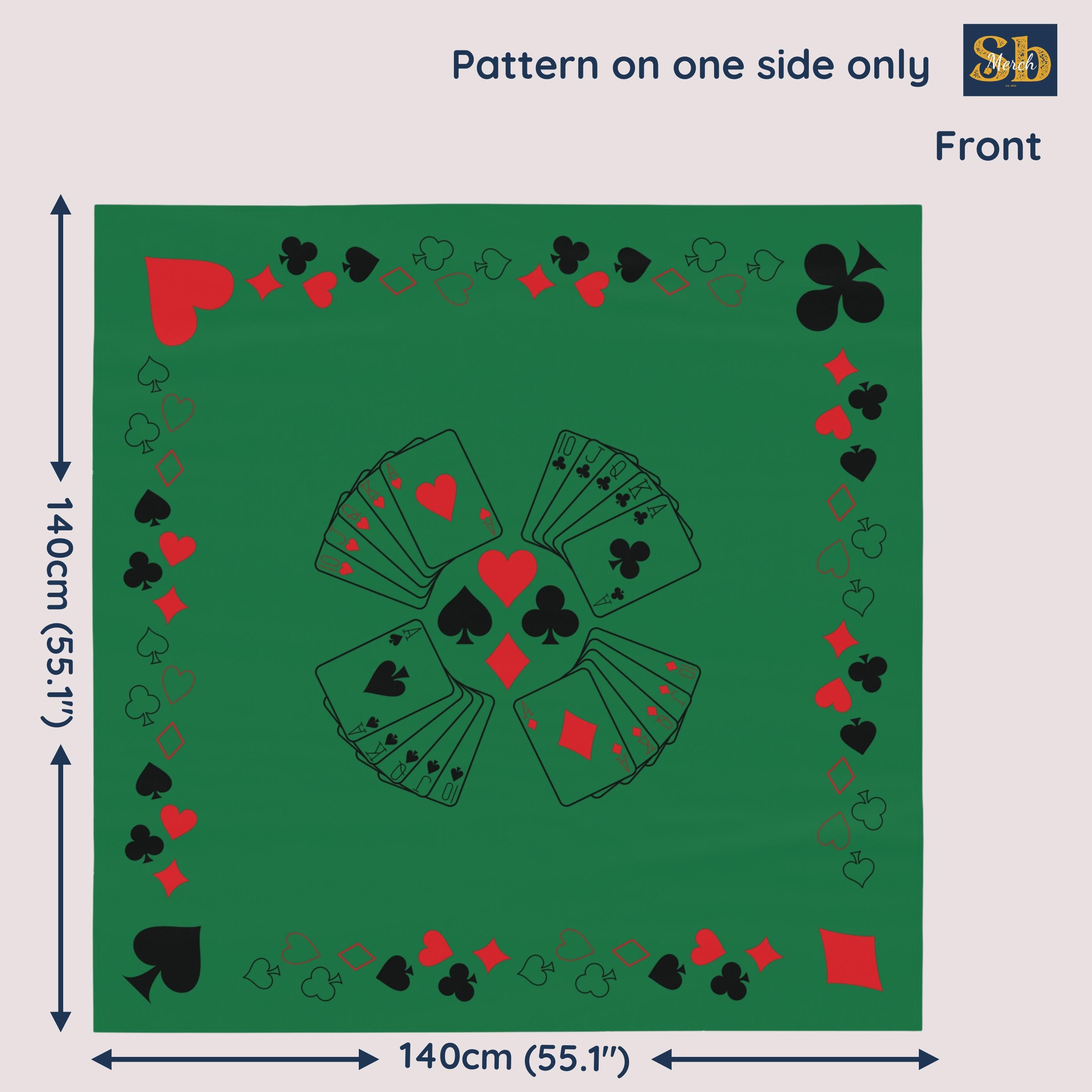 Playing Card Gift Game Table Cloth Card Table Cover Card Table Decor ...
