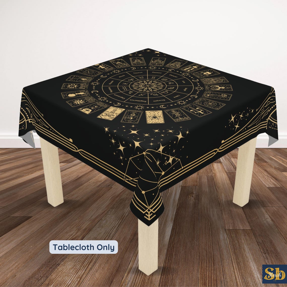 Tablecloth Tarot Home Decor Boho Dining Decor Tarot Lover Gift Tarot ...