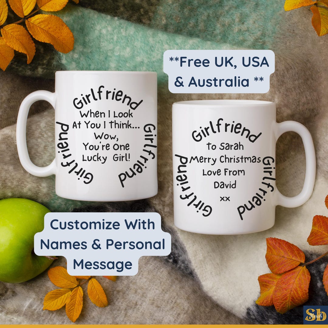 Personalized Girlfriend Mug Custom Girlfriend Christmas Gift for My ...