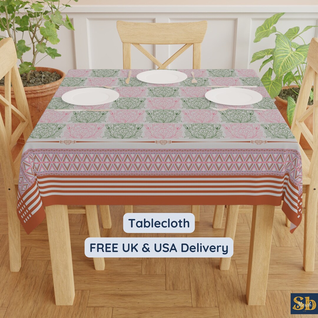 Cottagecore Decor Table Cloth House Warming Gift Home Table Decor Art ...