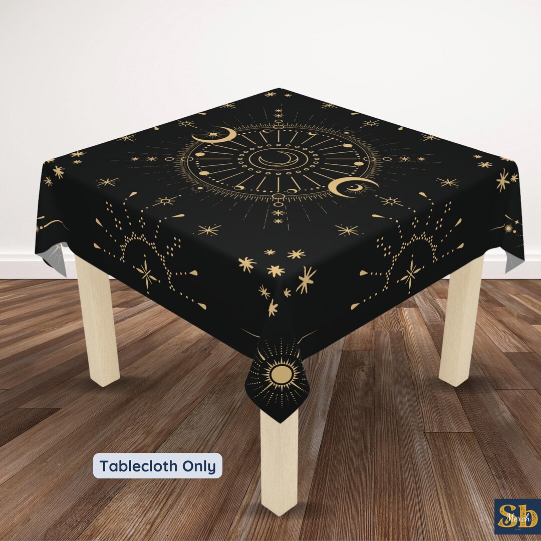 Boho Chic Decor Table Cloth Celestial Boho Decor Spiritual Gift ...