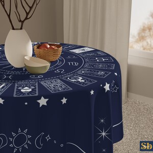 Altar Cloth Tarot Blue Tarot Tablecloth Home Altar Cloth Celestial Gift ...