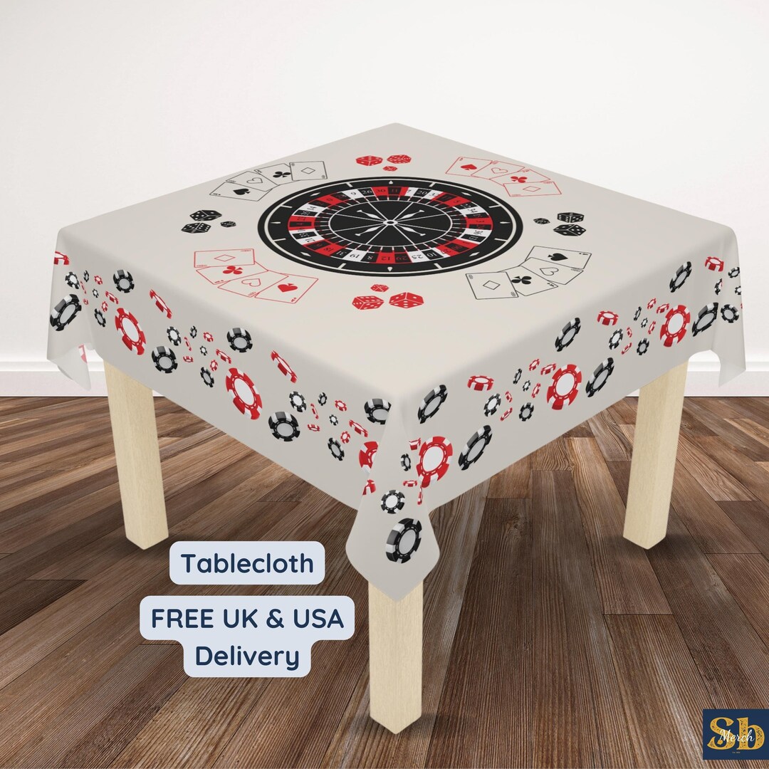 Playing Card Decor Game Tablecloth Card Table Cover Card Table Decor ...